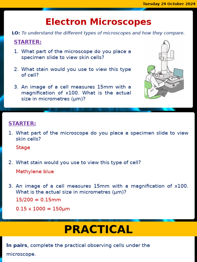 Electron Microscopes NEW | PDF | Microscope | Electron Microscope