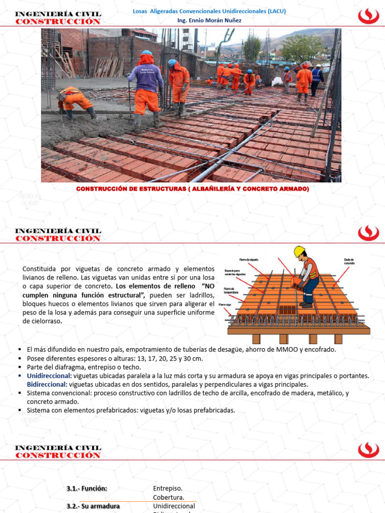LACU Ing Ennio Morán | PDF | Hormigón | edificio