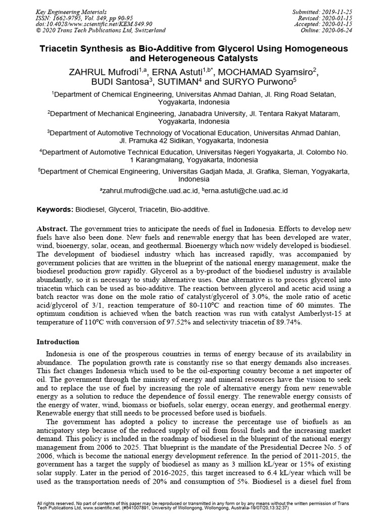 kem 849 90 | PDF | Biofuel | Renewable Energy