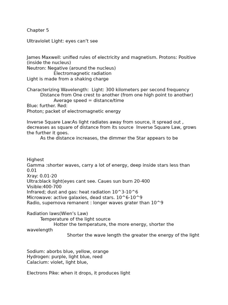 Ast 110 CH5 &17 | PDF