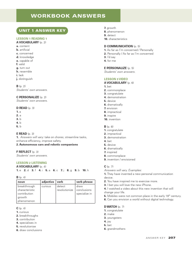 Reflect BahrainG11 WB AK | PDF | Adverb | Verb