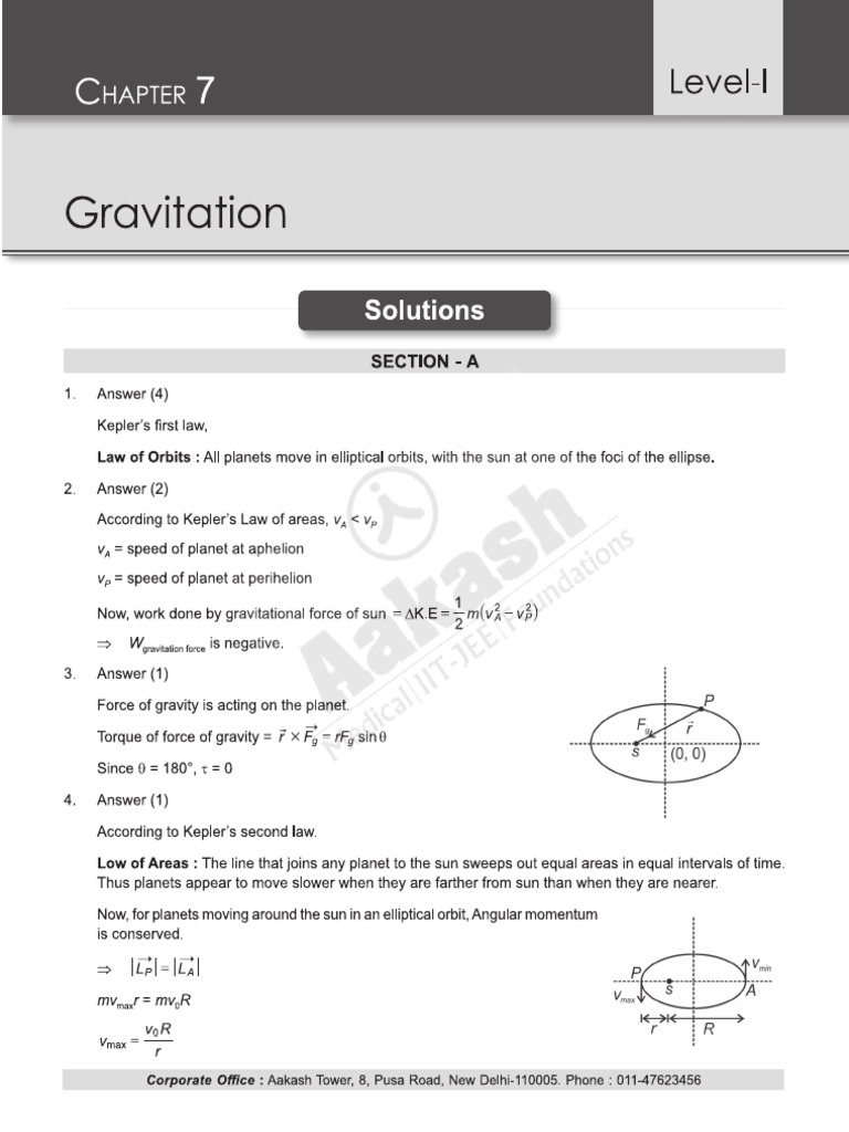 CLS MED 24 25 XI Phy Package 3 Level 1 Chapter 7 | PDF