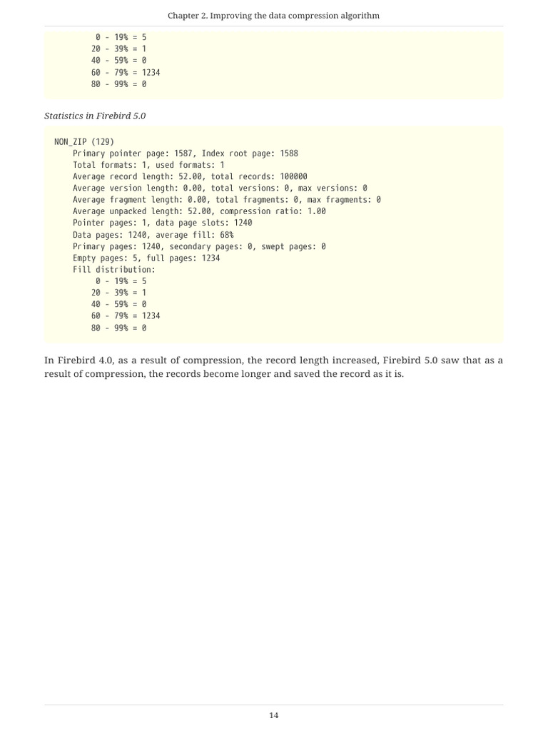 Detailednewfeaturesoffirebird5 Pages 6 | PDF | Parameter (Computer Programming) | Cache (Computing)