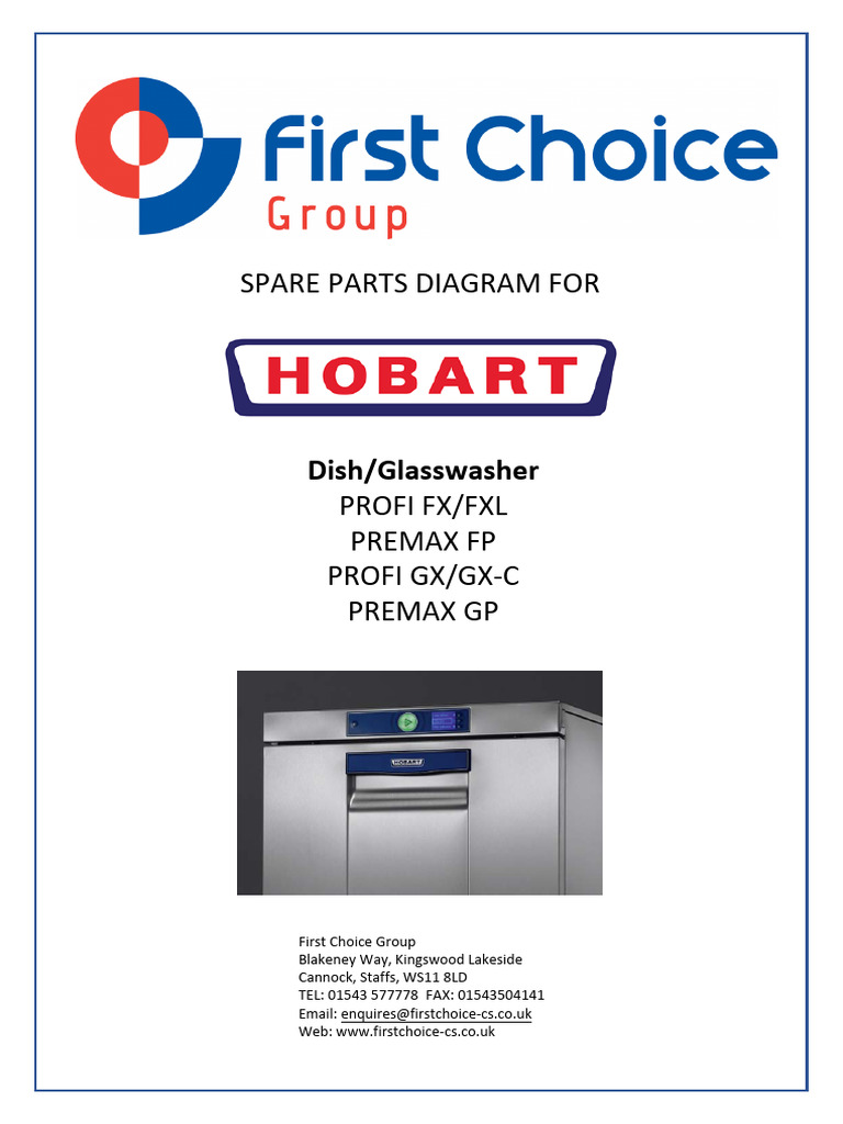 Spare Parts Diagram For: Dish/Glasswasher | PDF | Manufactured Goods