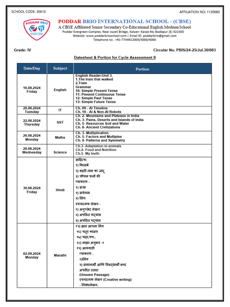 Cycle Assessment II Datesheet Grade IV | PDF