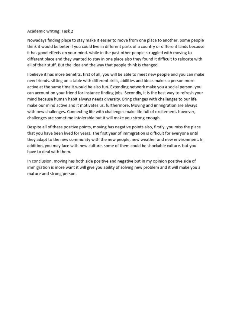 Academic writing 2 | PDF