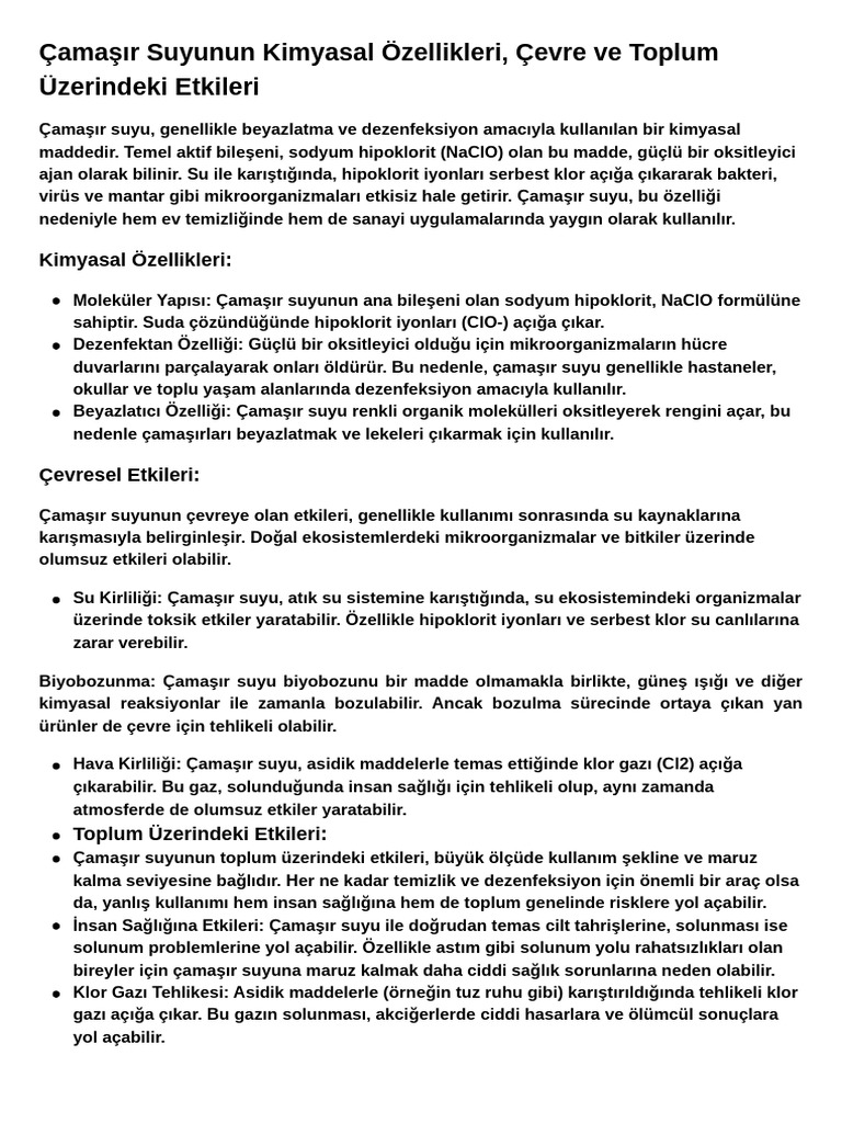 Kimya Performans Ödevi 9d | PDF