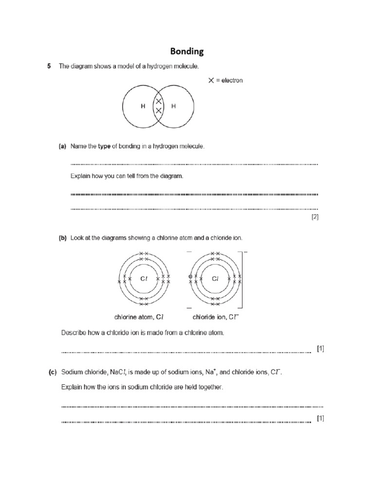 Bonding | PDF | Science & Mathematics