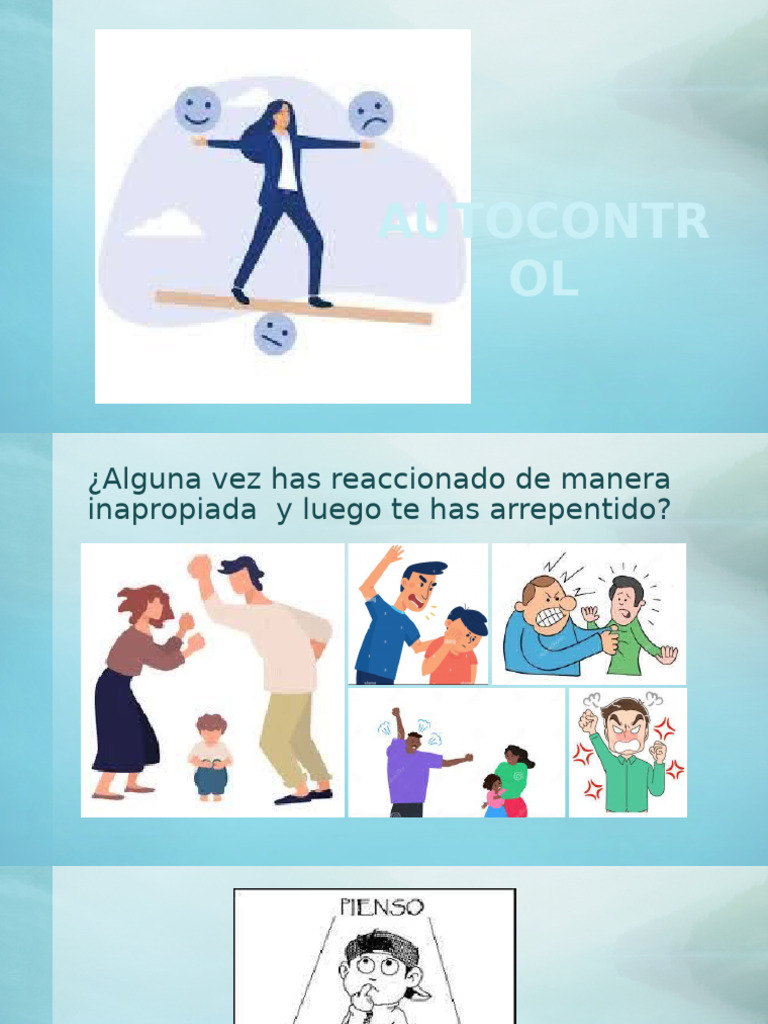 Estrategias para Mejorar el Autocontrol | PDF | Relaciones personales ...
