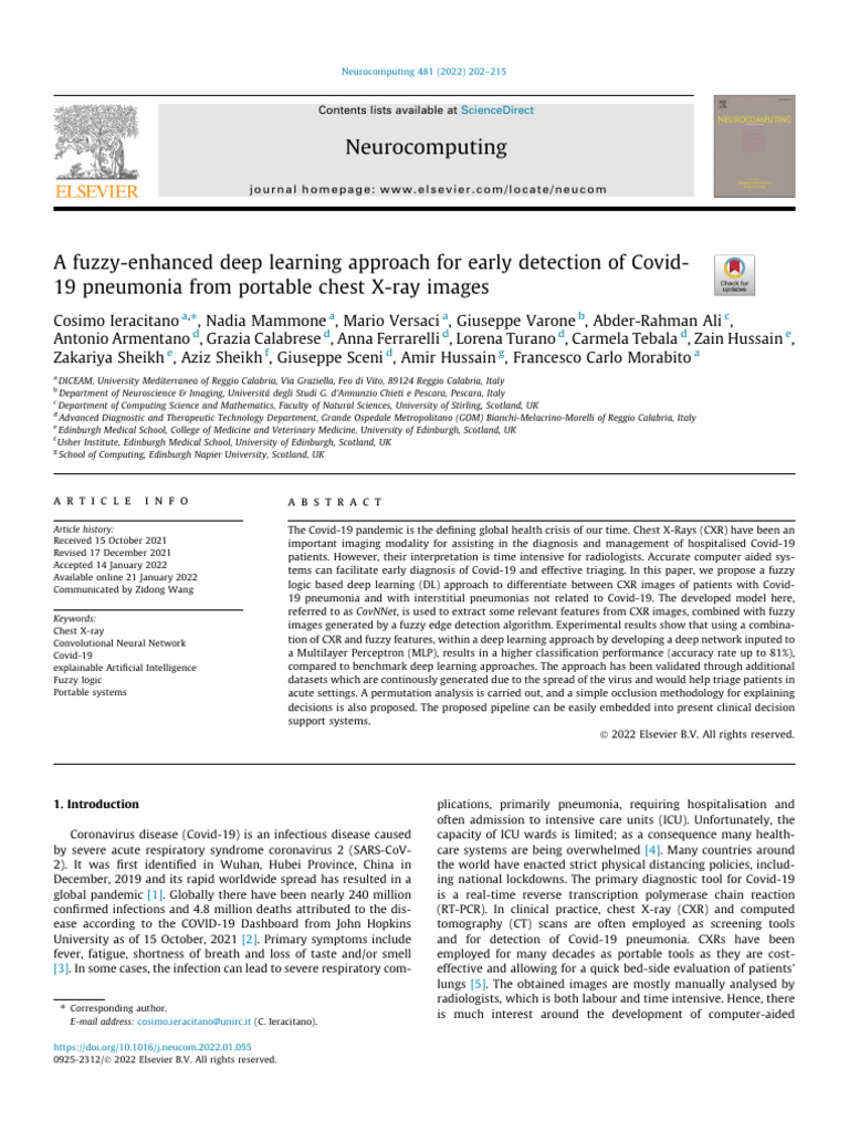 Neurocomputing: Contents Lists Available at | PDF | Science ...