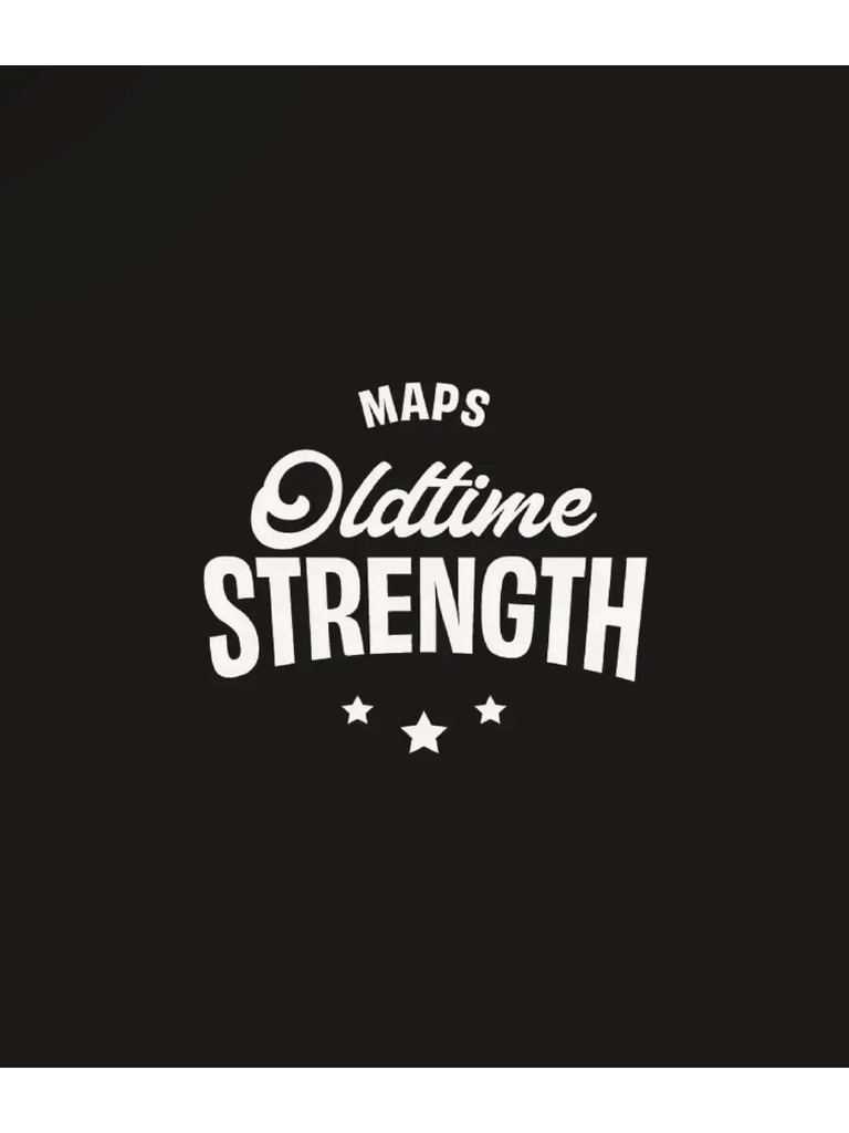 MAPS Oldtime Strength | PDF