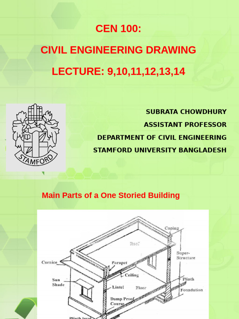 Cen-101-Lec 9 10 11 12 13 14 SC | PDF | Window | Roof