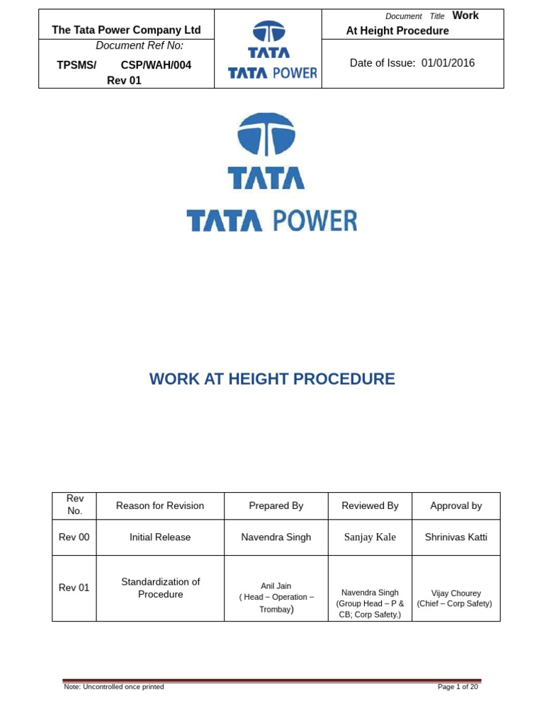 Tata | PDF | Scaffolding | Ladder