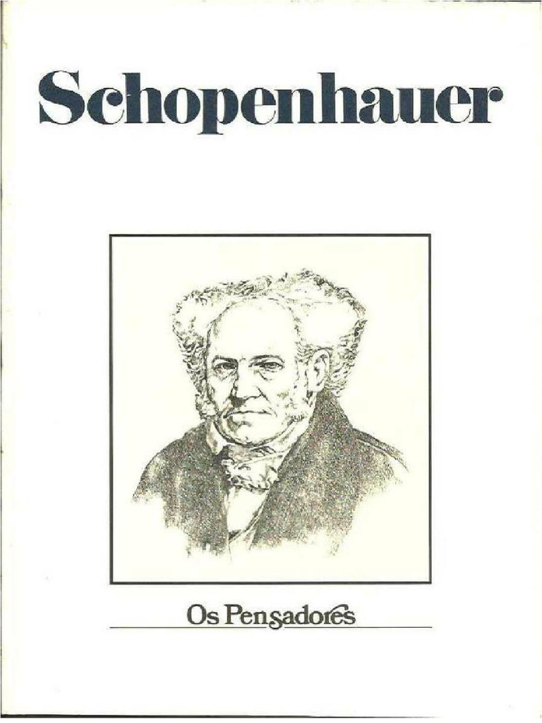 Schopenhauer Pensadores | PDF