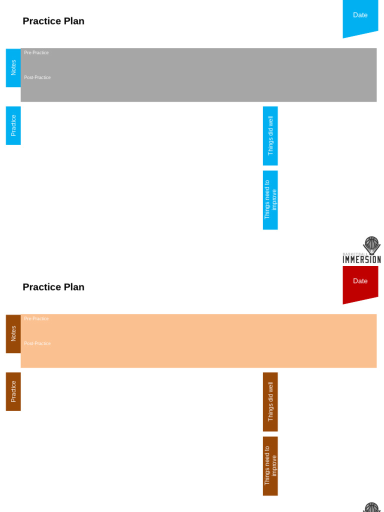 Practice Plan Template | PDF