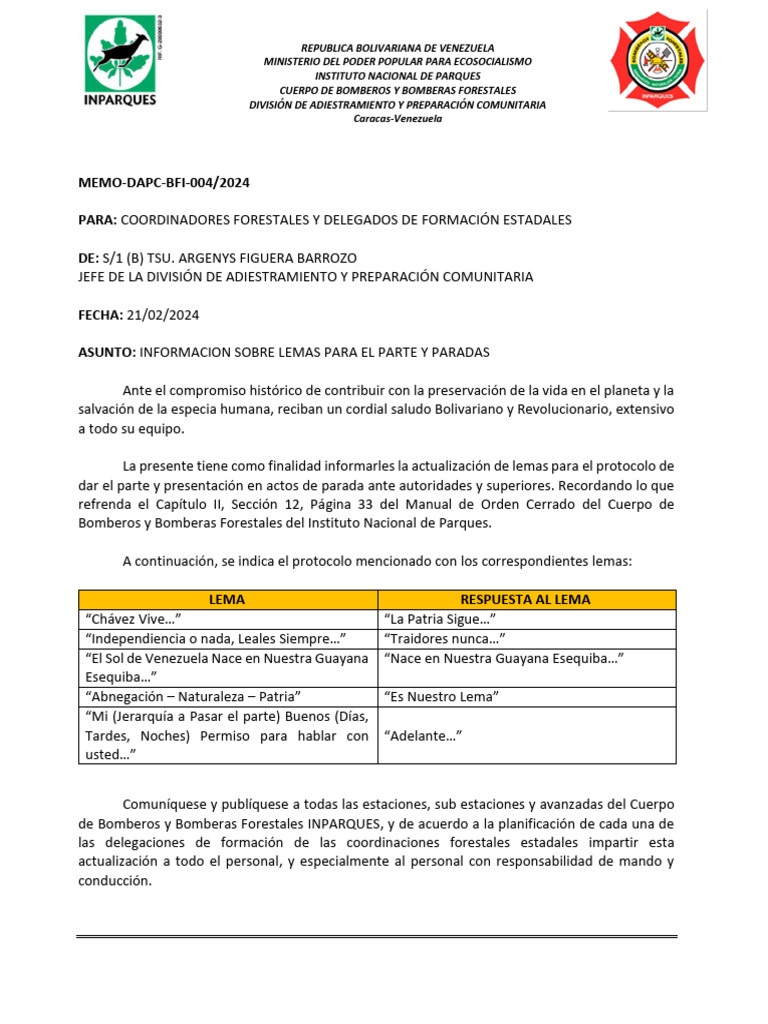 Actualización Lemas | PDF