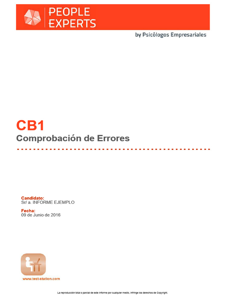 comprobación de Errores CB1 | PDF | Cognición | Ciencia cognitiva