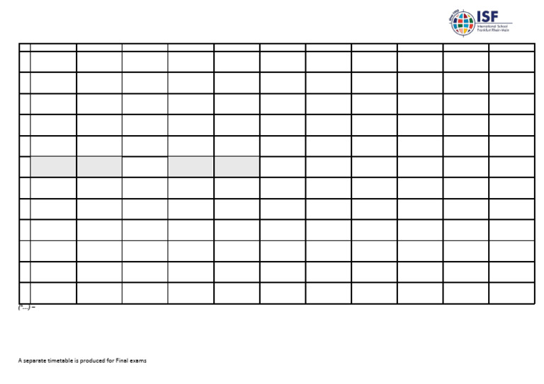 Periodic Examination Timetable 24-25 t1 | PDF | Science