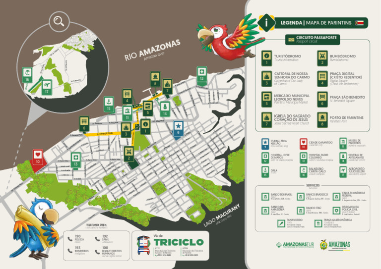 Parintins Mapa 2024 | PDF