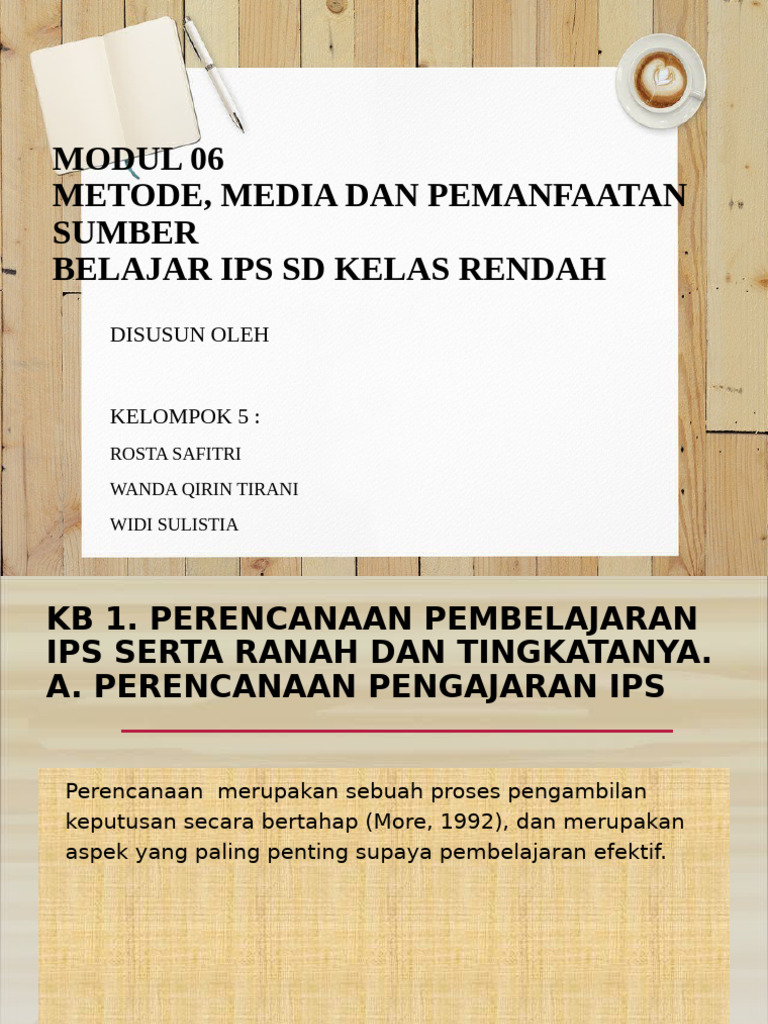 Ppt Pendidikan Ips Di Sd Modul 06 | PDF