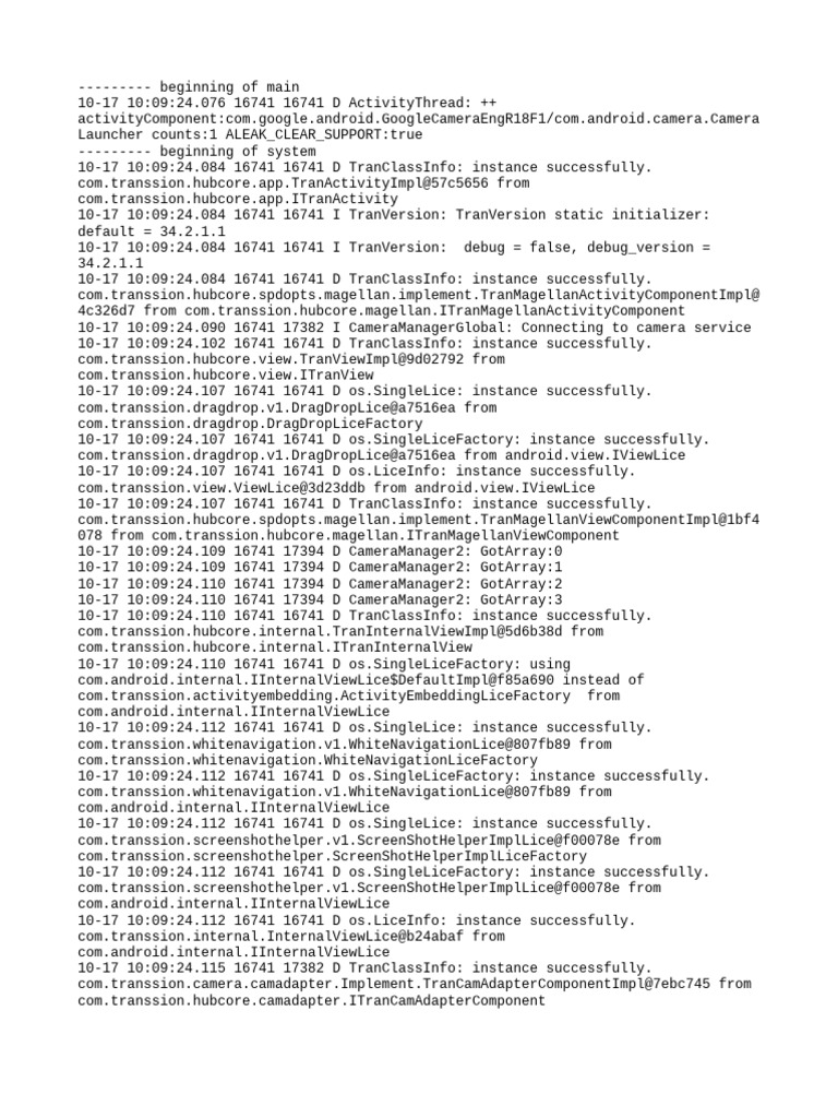Log Cat 1729134563999 | PDF | Java (Programming Language) | Software Engineering