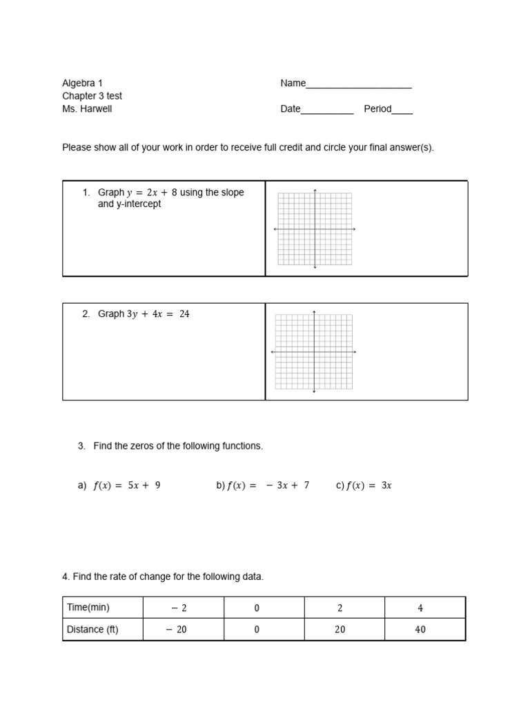 Algebra Project 4 | PDF