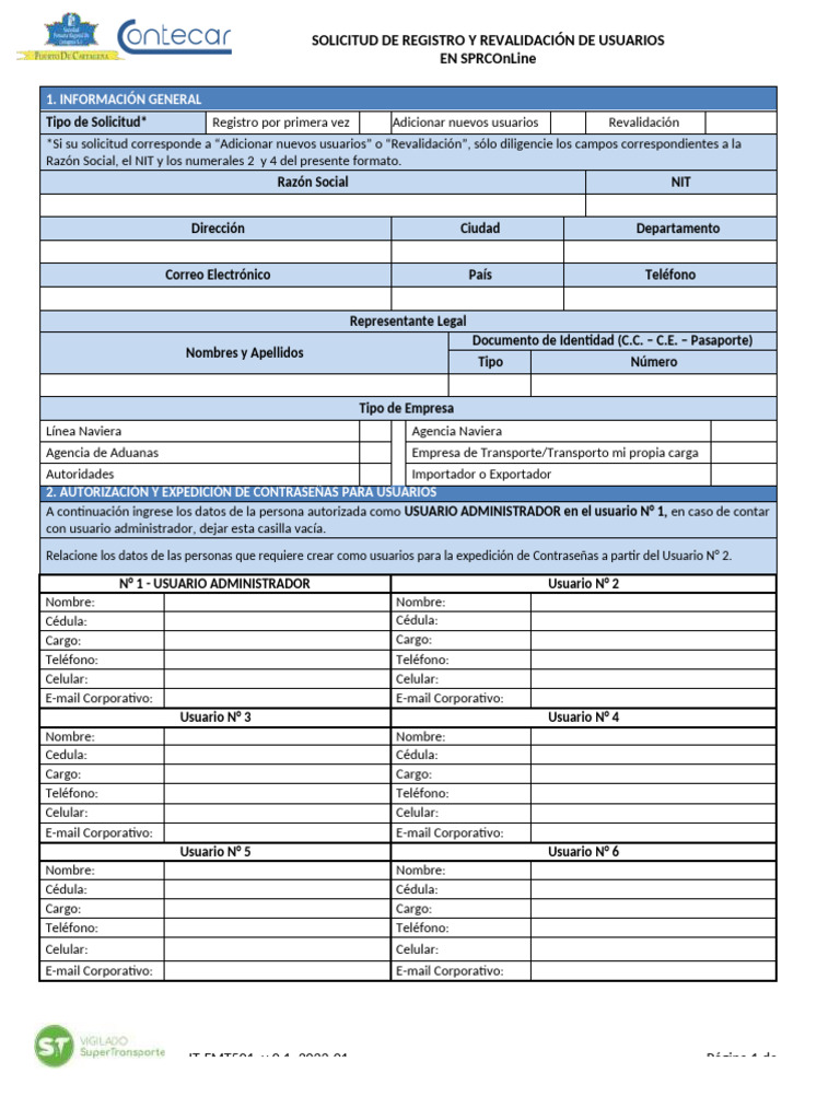 Registro y Revalidación SPRCOnLine | PDF | Teléfonos móviles ...