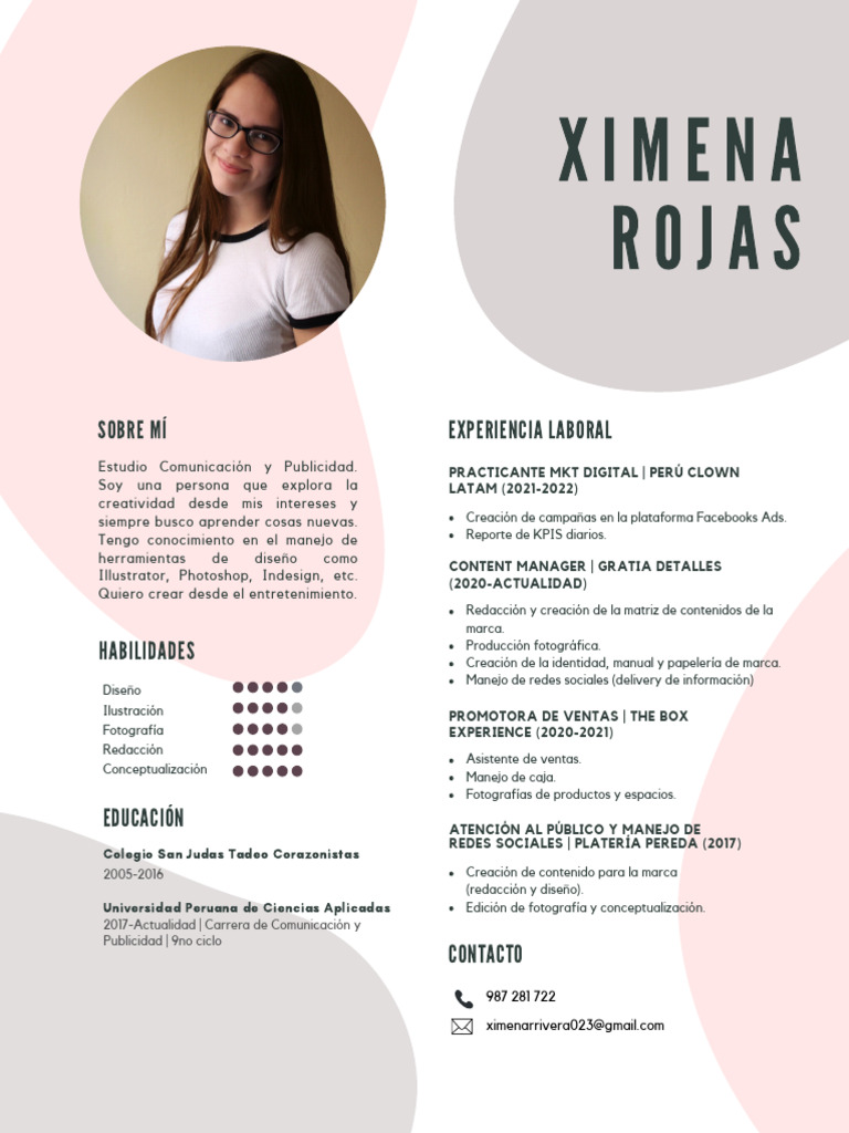 CV Ximena 2022 | PDF | Crecimiento personal y profesional