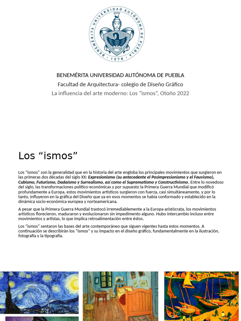 Los Ismos | PDF | Surrealismo | Vanguardia