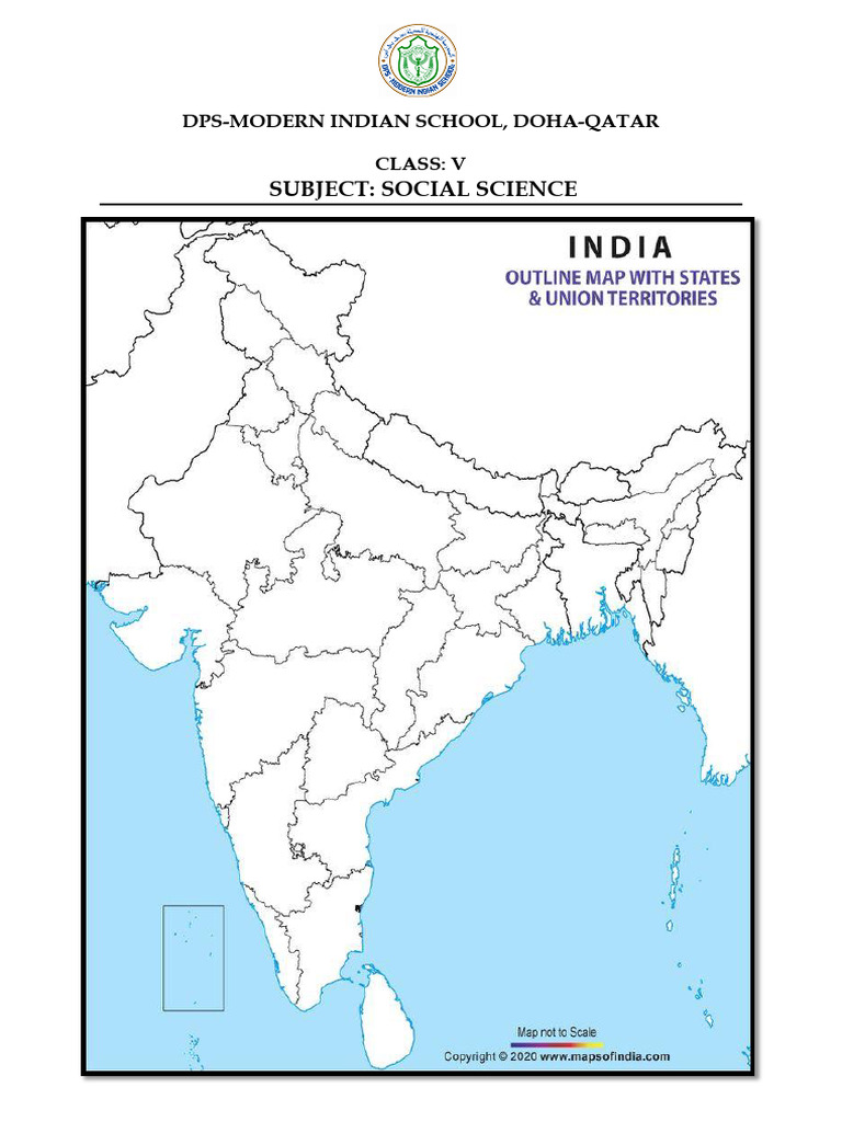 Indian Political Map | PDF