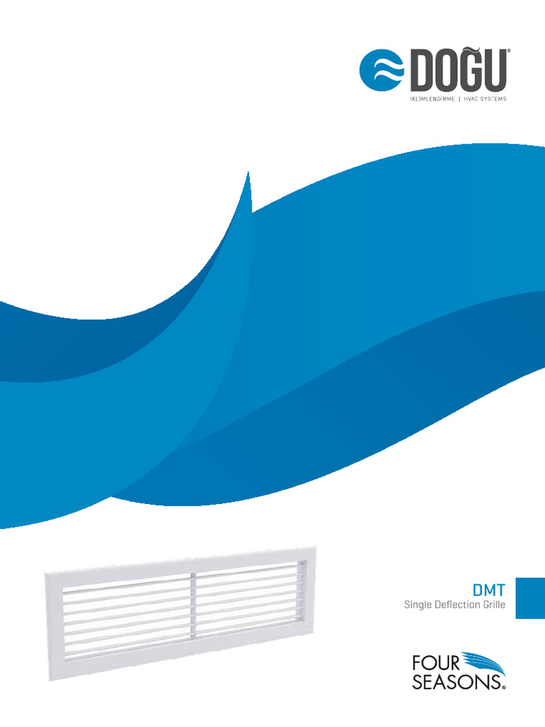 DMT - Single Deflection Grille | PDF | Mechanical Engineering ...