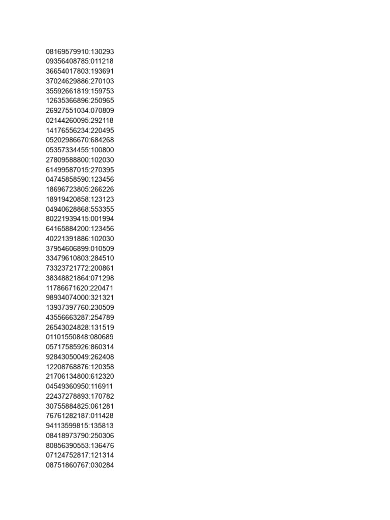 DB CPF Senha 6dig - Lulz DB | PDF