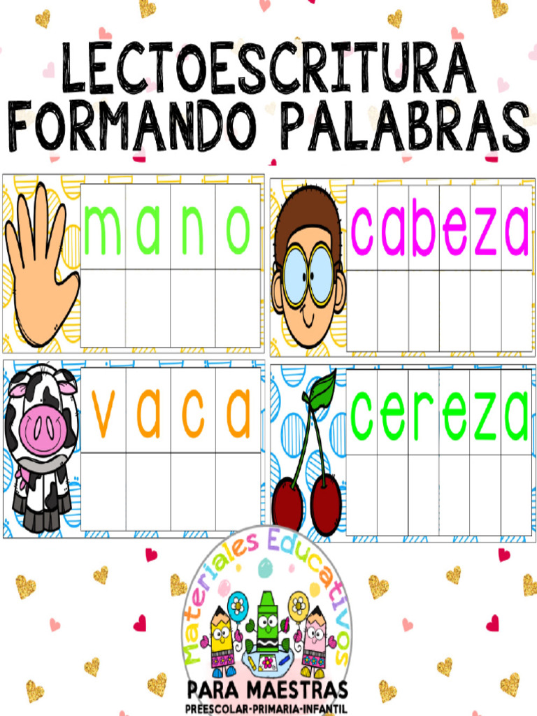 Lectoescritura para Formar Palabras Recopilado Por Materiales ...