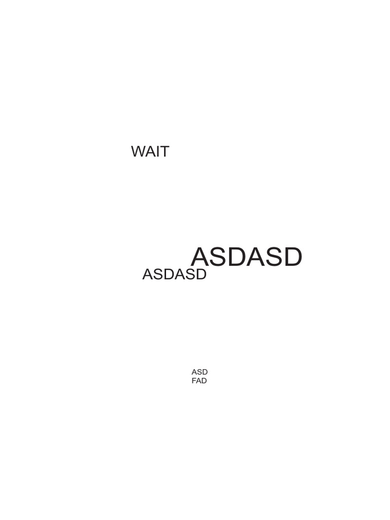 Asdasd: ASD FAD | PDF