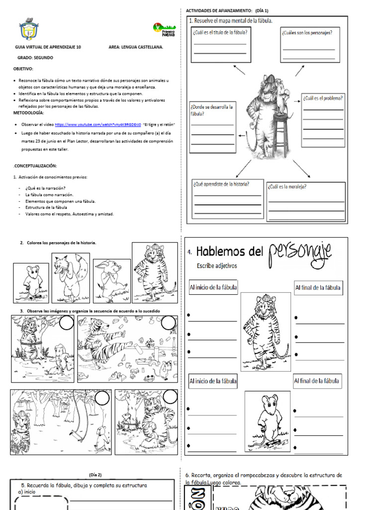 TALLER No. 10 EL TIGRE Y EL RATÓN | PDF