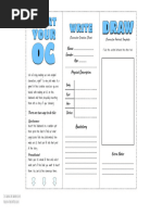 Art Fight OC Profile Template | PDF