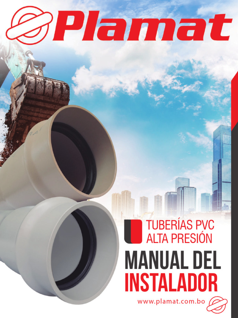 Instalación de Tuberías PVC Alta Presión | PDF | Tubería (transporte de fluidos) | Procesos ...