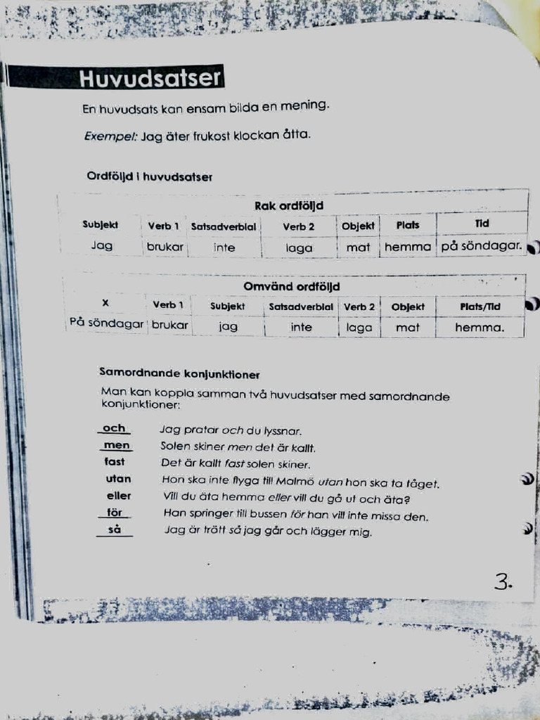 Bisats Och Huvudsats | PDF