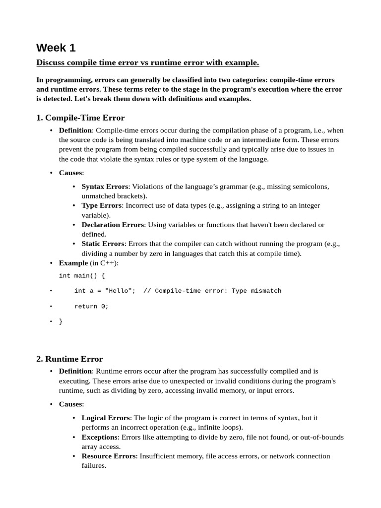 CS1181 Intro-To-Computer-Science ISU 2024 MIDTERM StudyGuideExplainedWeek1&2 | PDF | Pointer ...