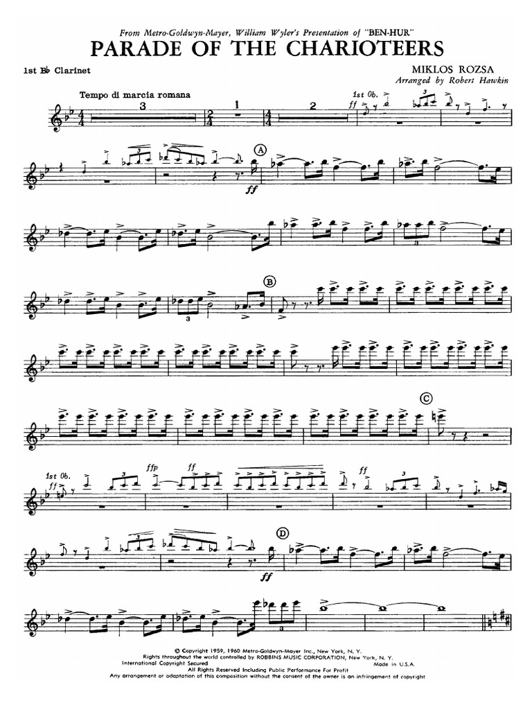 Clarinet 1 | PDF