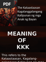 The KKK and Kartilya NG Katipunan | PDF