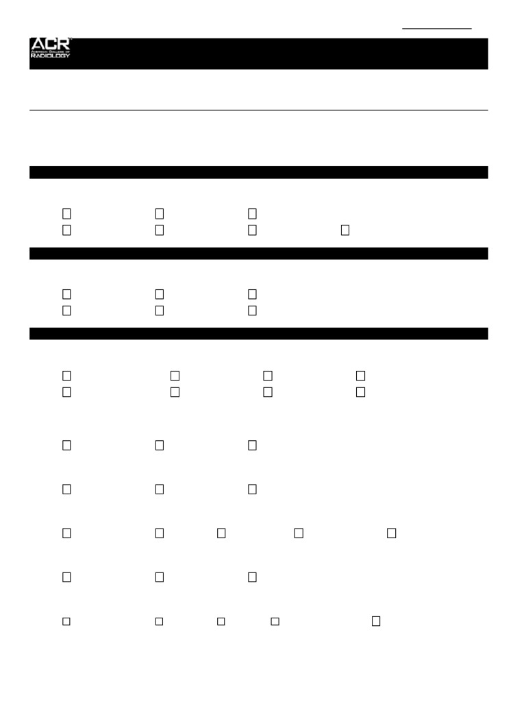 Basic Quality Assurance Questionnaire Template 3 | PDF | Radiology | Ct ...