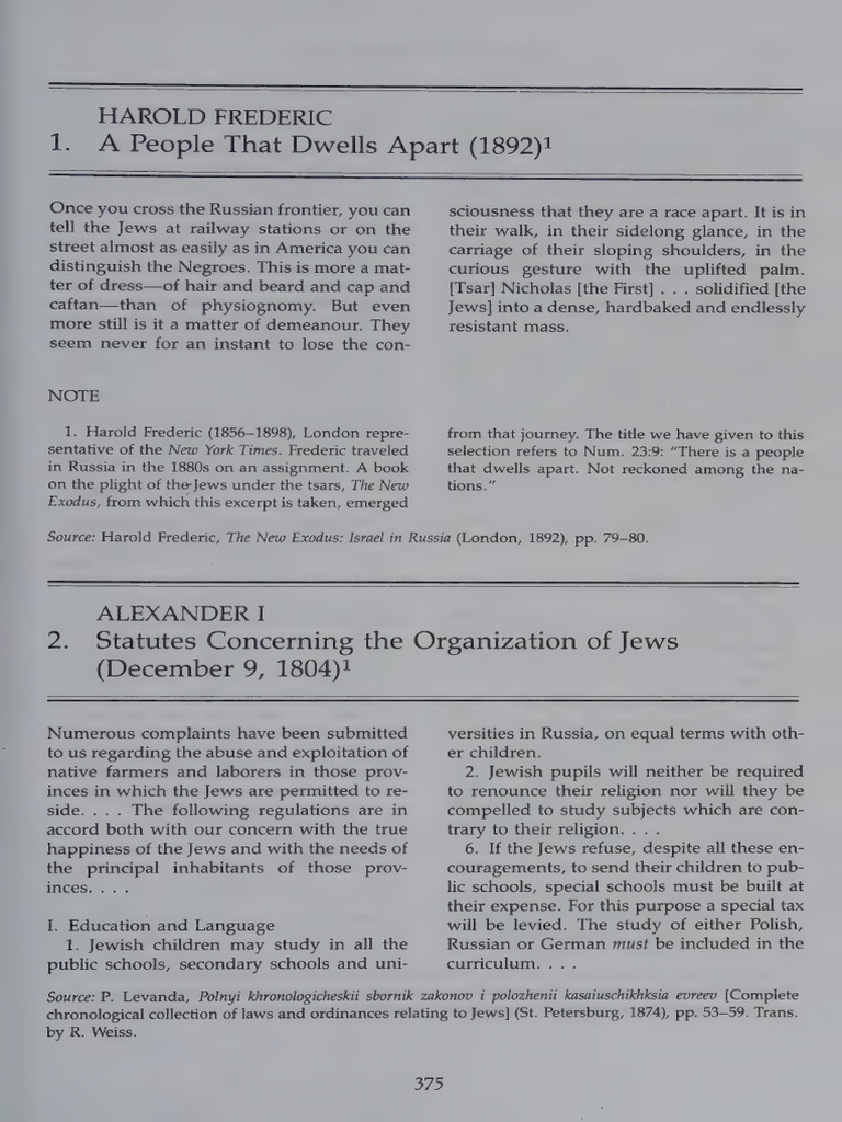 Jews in The Modern World | PDF