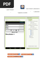 Calculadora en App Inventor | PDF | Ingeniería de software | Desarrollo de software