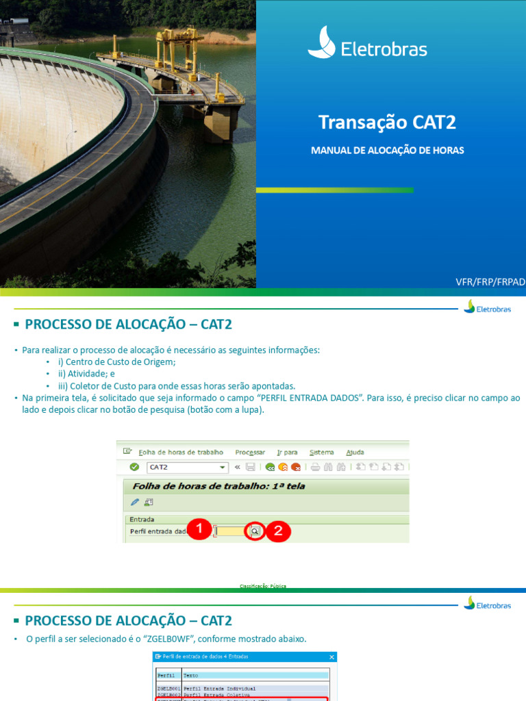 Manual de Alocação de Horas CAT2 | PDF | Business | Expediente