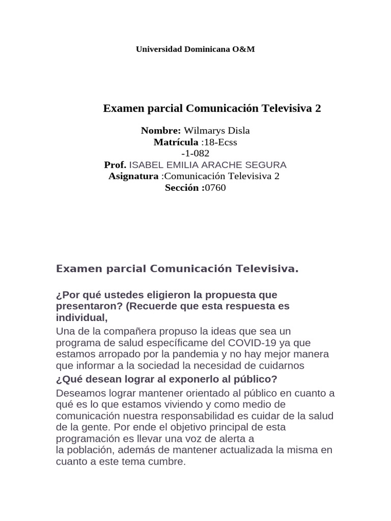 Comunicación Televisa | PDF