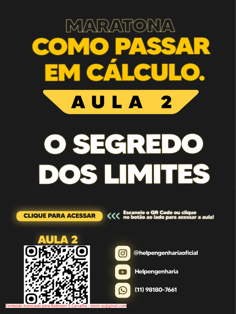Calculo - AULA02 | PDF