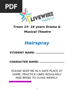 Hairspray Script | PDF