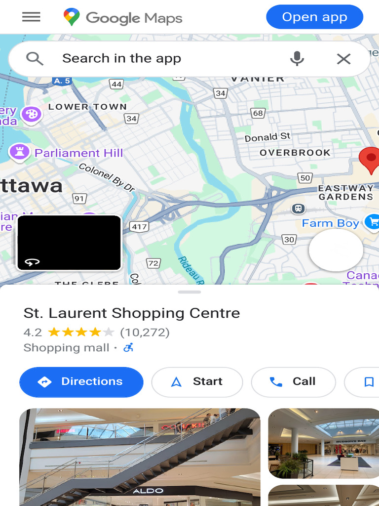 St. Laurent Shopping Centre - Google Maps | PDF