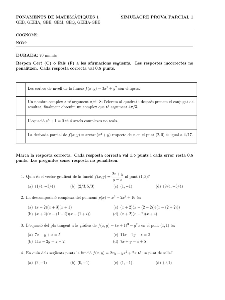 FM1 Pac1 Simulacre | PDF